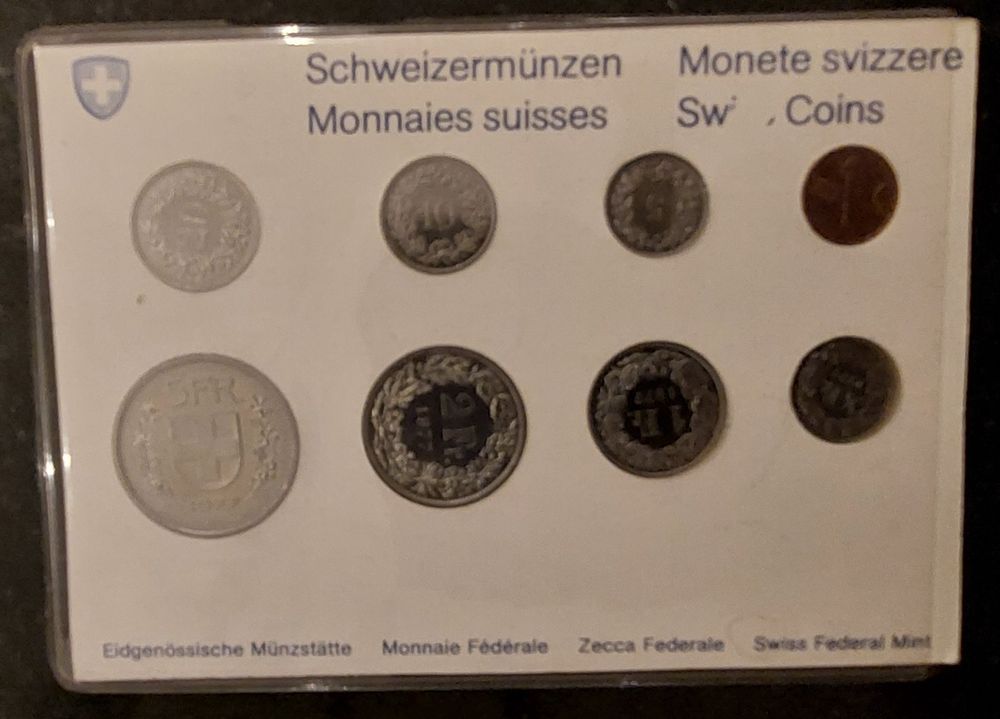 CH - Münzsatz 1977 (Neu (gemäss Beschreibung)) in Arch für CHF 31 – mit Lieferung auf Ricardo kaufen