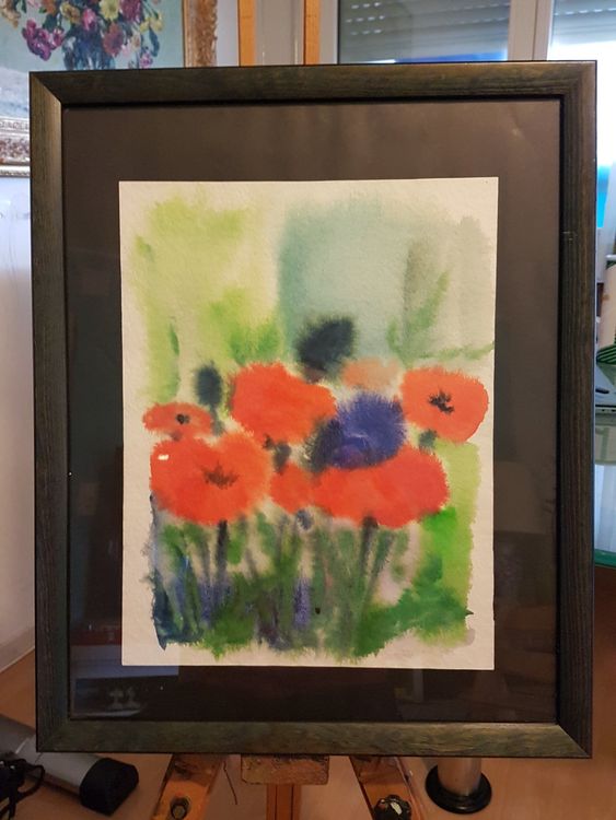 Aquarelle ( Mohnblumen ) (Gebraucht) in Glattbrugg für CHF 35 – mit Lieferung auf Ricardo kaufen