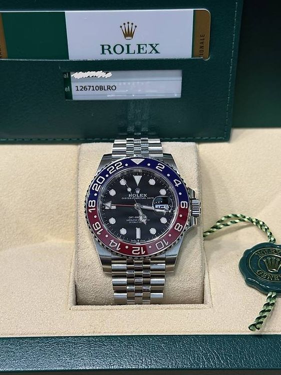 Rolex GMT-Master II Pepsi ref. 126710BLRO 2018 Full Set (Usato) a ...
