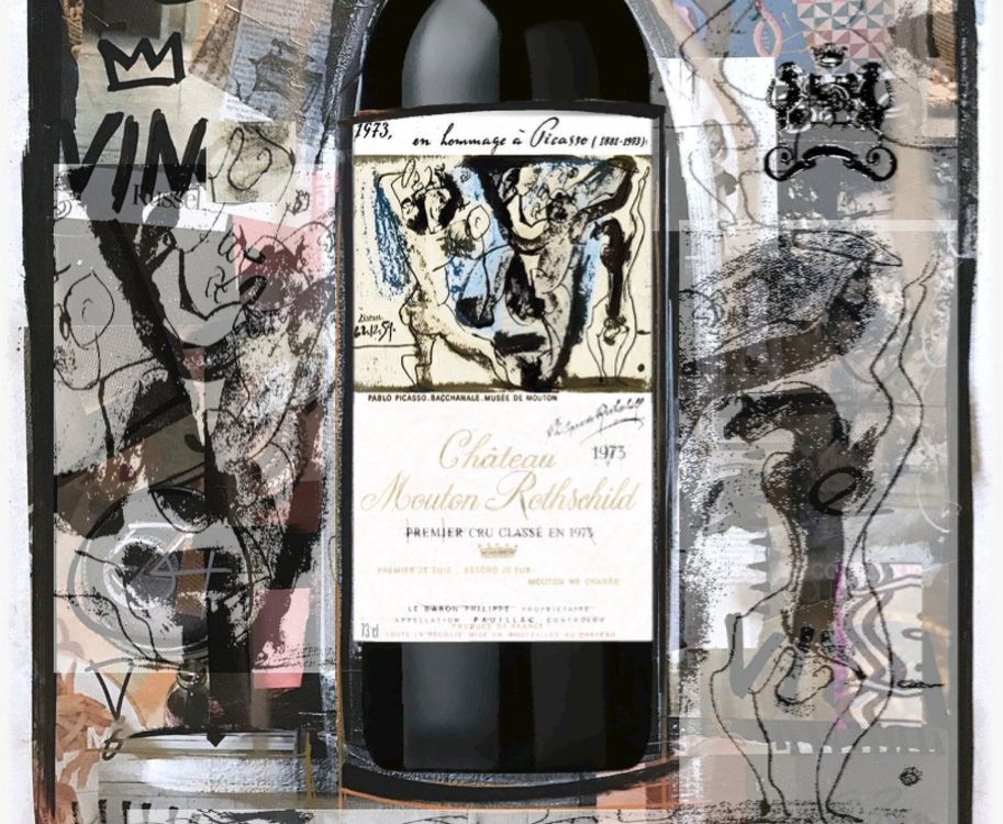 Chateau Mouton Rothschild Pop Art Bild Vin Label Picasso (Neu (gemäss ...