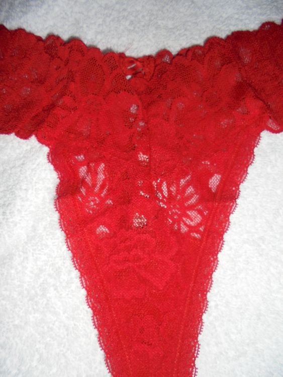 VICTORIA'S SECRET LACE THONG, M, NEU, RÜCKSEITE..... (Neu und ...
