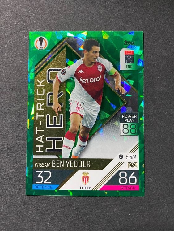Topps Match Attax 2022/23 Wissam Ben Yedder (Neu (gemäss Beschreibung ...