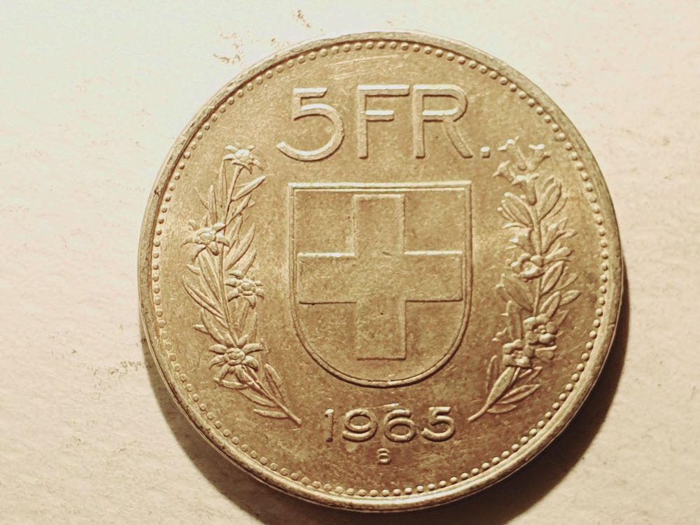 5 FRANKEN 1965 (Gebraucht) in luzern für CHF 8 – mit Lieferung auf Ricardo kaufen