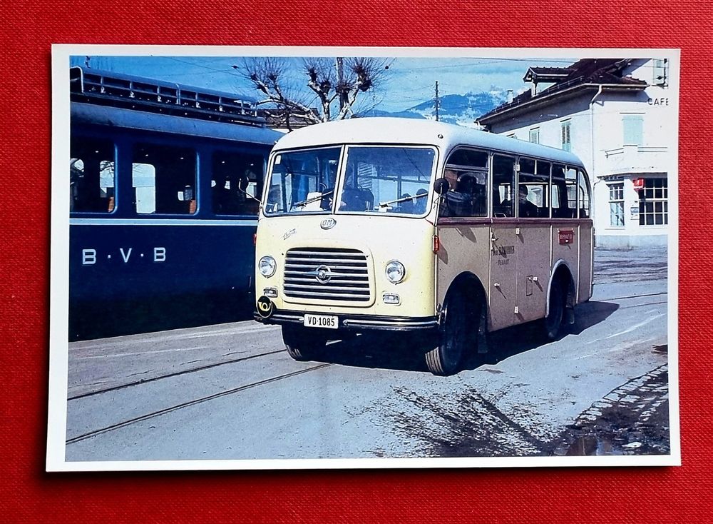 Bex - Gare - Chemin de Fer BVB - Postauto OM - 1968 (D'occasion) à ...