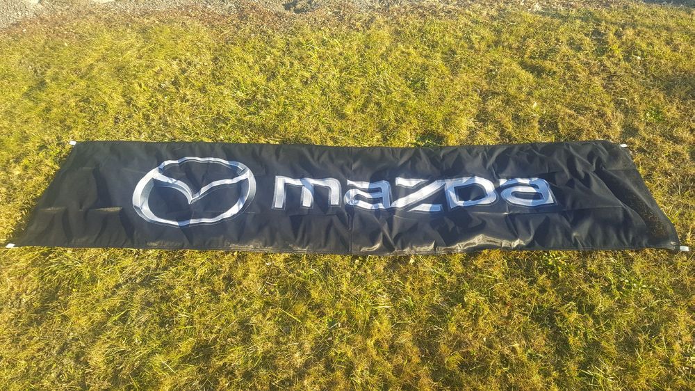 MAZDA Fahne Flagge Banner 3m X 0.7m NEU TOP (Neu und originalverpackt ...