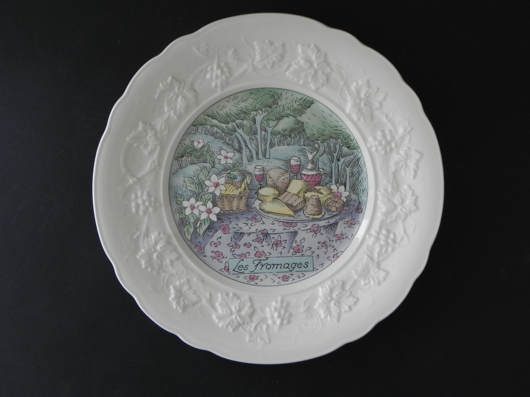 Schöner Teller von GIEN FRANCE * LES SAVEURS - Les Fromages (Neu ...