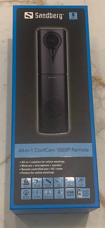 Sandberg - All-in-1 ConferenceCam 1080P Remote - PC/MAC NEW | Kaufen ...