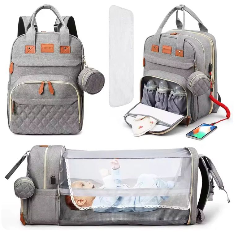 Baby Rucksack mit Bettfunktion (Pink) (Neu und originalverpackt) in ...