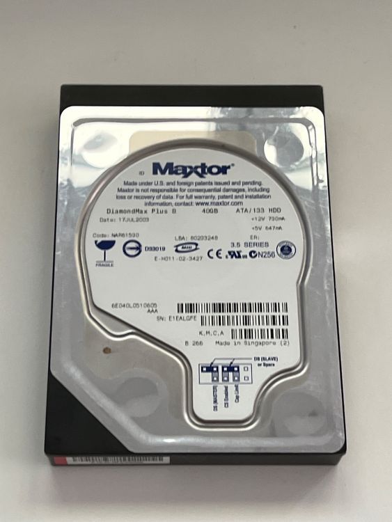 Maxtor 40GB IDE | Kaufen auf Ricardo