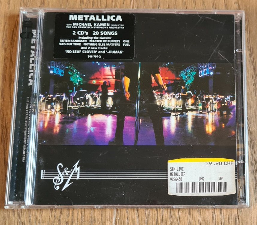 Metallica - S&M 2CD (Gebraucht) in Gingins für CHF 6 – mit Lieferung auf Ricardo kaufen