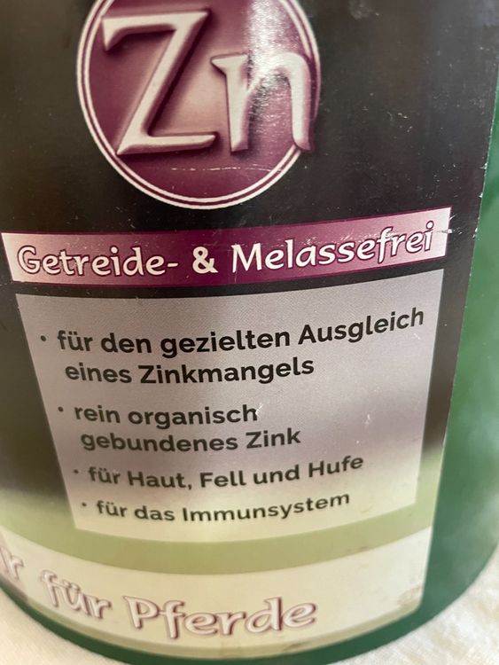 Zink PUR für Pferde | Kaufen auf Ricardo