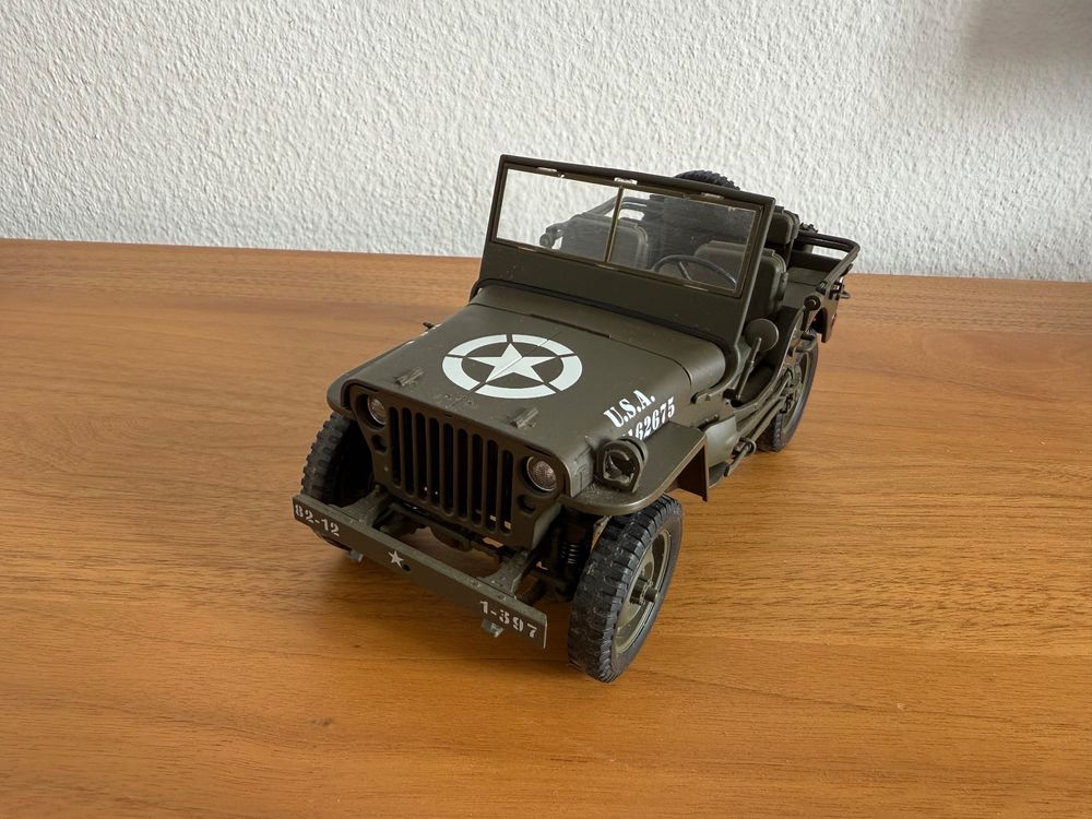 US Army 1/4 Ton 4x4 Utility Truck - Welly - 1/18 (D'occasion) à Epesses ...