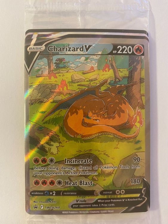 Pokemon Charizard V SWSH 260 / 261 / 262 Sealed EN | Kaufen auf Ricardo