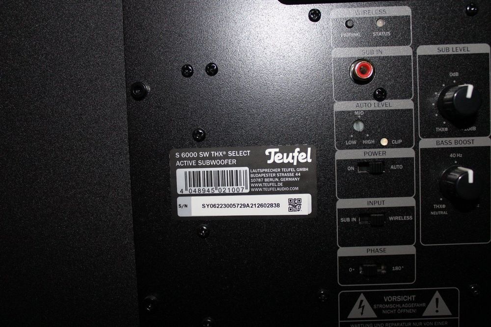 Teufel Aktiv Subwoofer S 6000 SW (Neu) (Neu (gemäss Beschreibung)) in ...