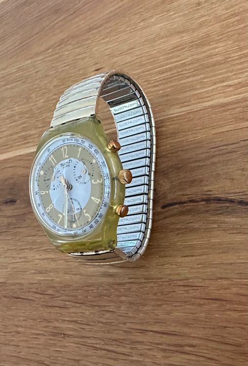 Swatch chrono gold | Kaufen auf Ricardo
