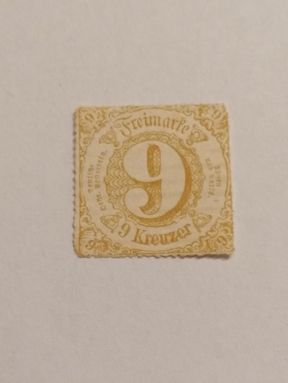 Alt Deutschland Turn und Taxis 9 Kreuzer hellbraun (Gebraucht) in ...