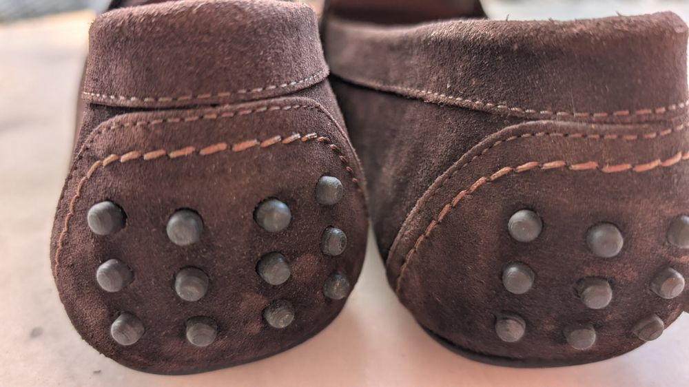 NEUFS BRETT & SONS mocassin daim Marron Taille 43, (Neuf (Voir ...