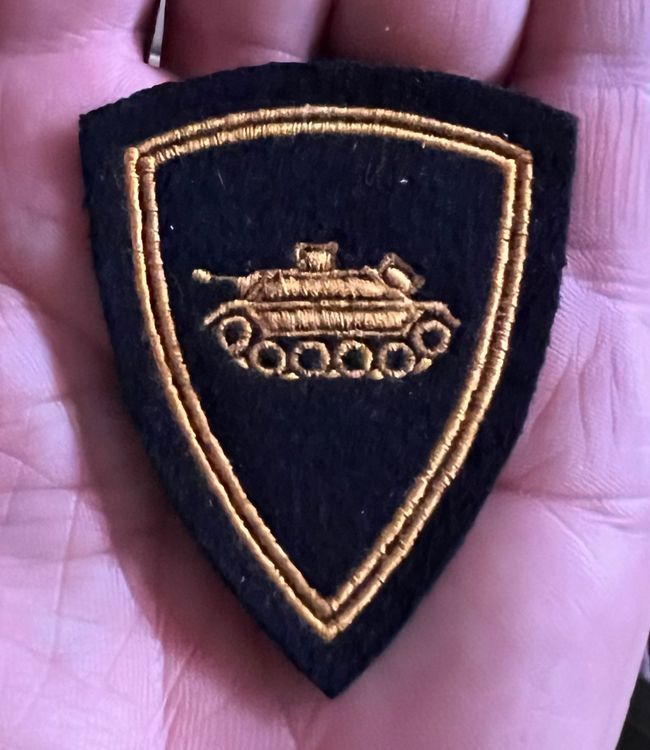 Badge specialiste pilote char Panzer Abzeichen Expert armee (Gebraucht ...