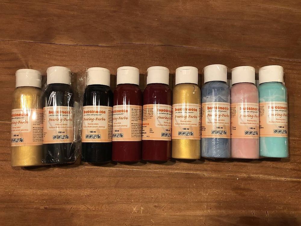 Pouring Farben (Gebraucht) in Rüschegg Heubach für CHF 30 – mit Lieferung auf Ricardo kaufen