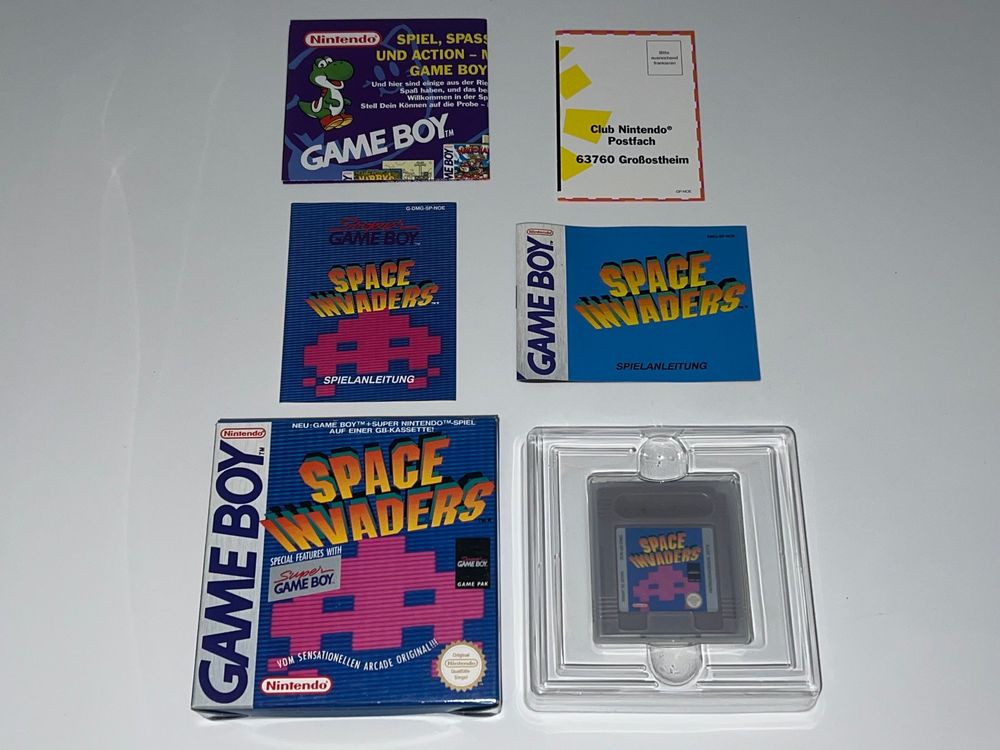 Nintendo Game Boy Classic (GB) Spiel - Space Invaders (OVP) (Gebraucht ...