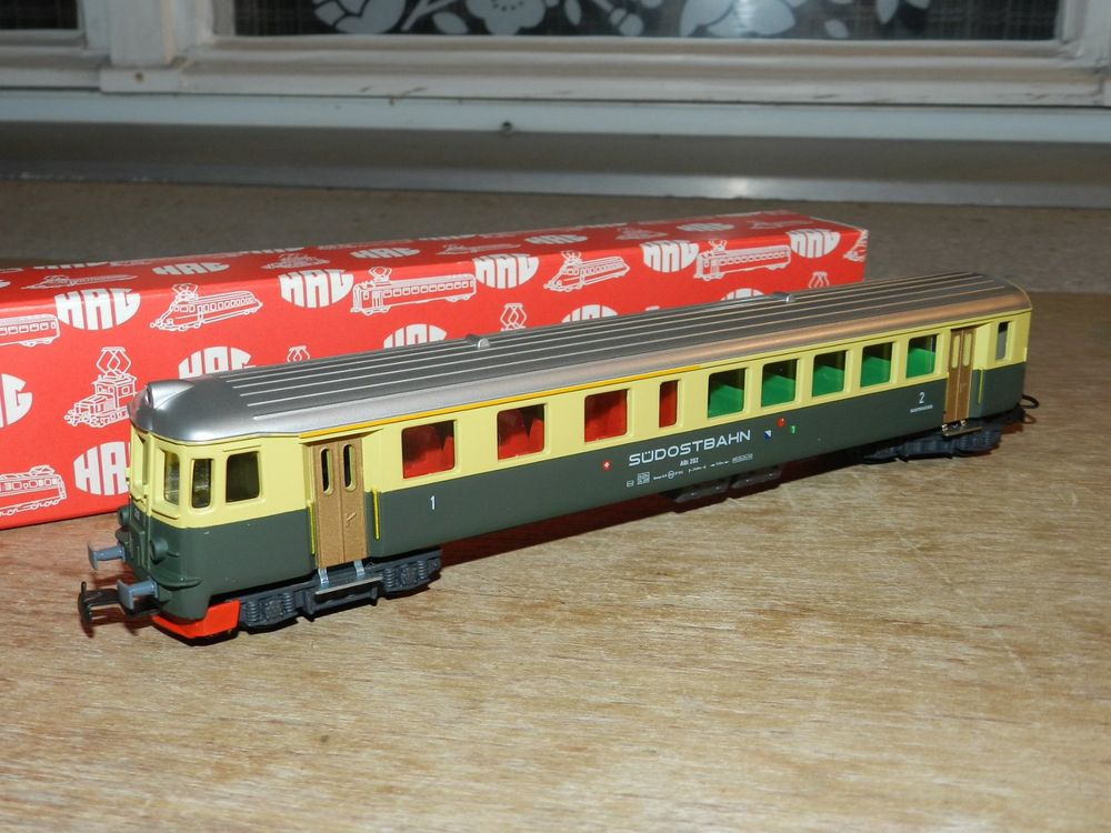HAG H0 WS Steuerwagen der SOB (Sonderserie) (Neu (gemäss Beschreibung ...
