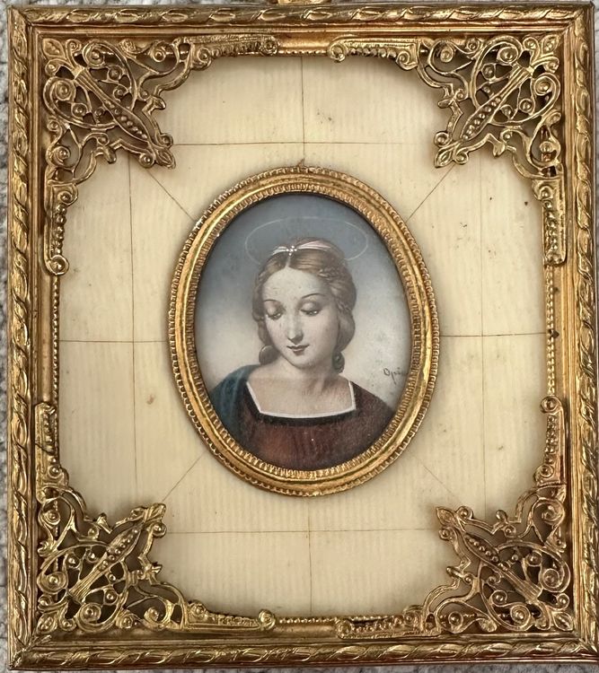 Antike Miniatur Gemälde Von eine Edler Dame Unl.Signiert (Gebraucht) in Root für CHF 64 – nur ...