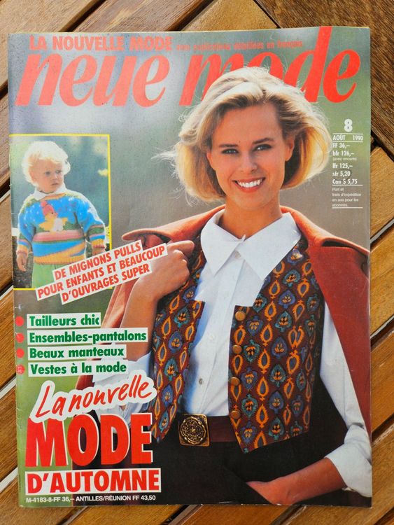 Neue Mode aout 1990 / enfants, tricot, etc . mode automne (D'occasion ...