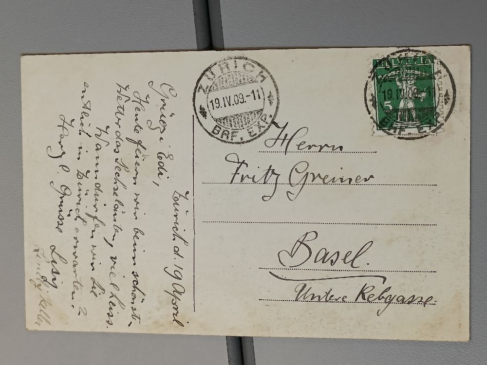 Alte PK / Zürich Sechseläuten Bögg verbrennen Gelaufen 1909 (Gebraucht ...