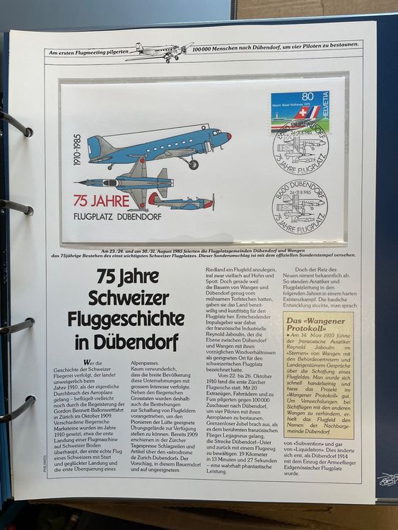 Grosse FDC-Sammlung Aviatik Swissair Concorde Zeppelin usw. (Gebraucht) in Esslingen für CHF 65 ...