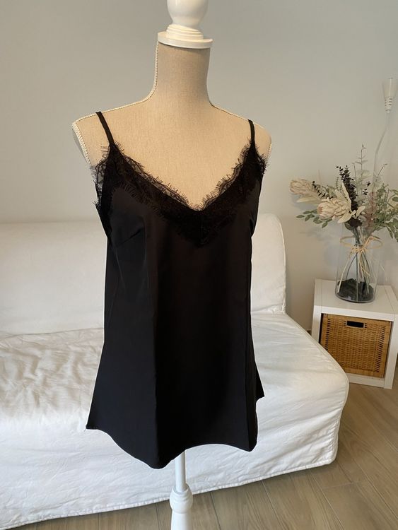 5.- Aktion! Shirt Top Spitze S schwarz wie Zara Mango H&M | Kaufen auf ...
