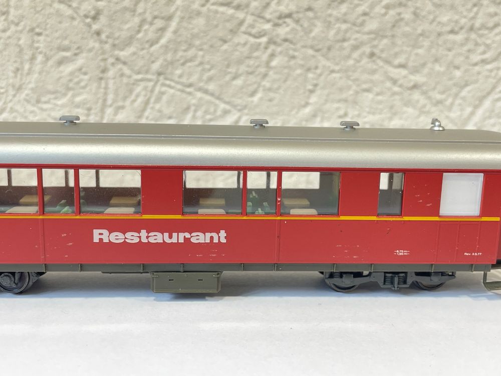 Bemo 3274 113 RhB WR 3814 Pullmann Restaurant Wagen (Gebraucht) in Wilderswil für CHF 29 – mit ...
