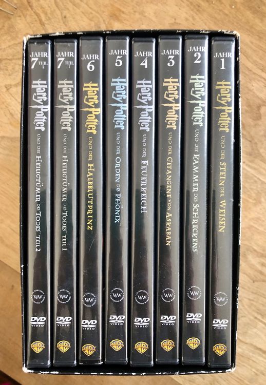 DVD-Box: 8 x Harry Potter (Gebraucht) in Buchs AG für CHF 14 – mit Lieferung auf Ricardo kaufen