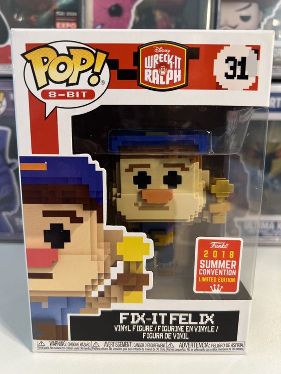Funko POP! 8-Bit Ralph 2.0 Fix-it Felix Edition Limitée (Neu und ...