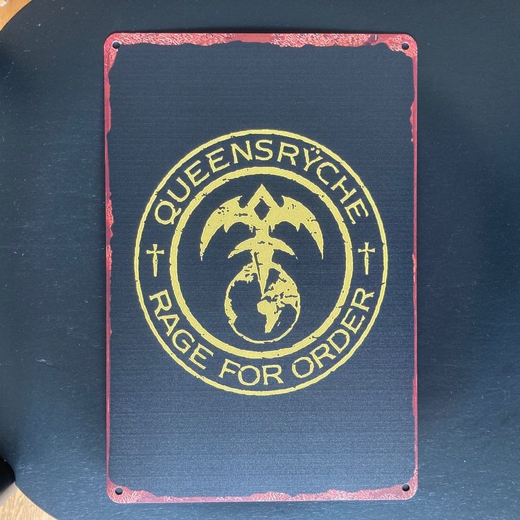 ALU Blechschild 20x30cm QUEENSRYCHE Rage for order Retro | Kaufen auf ...