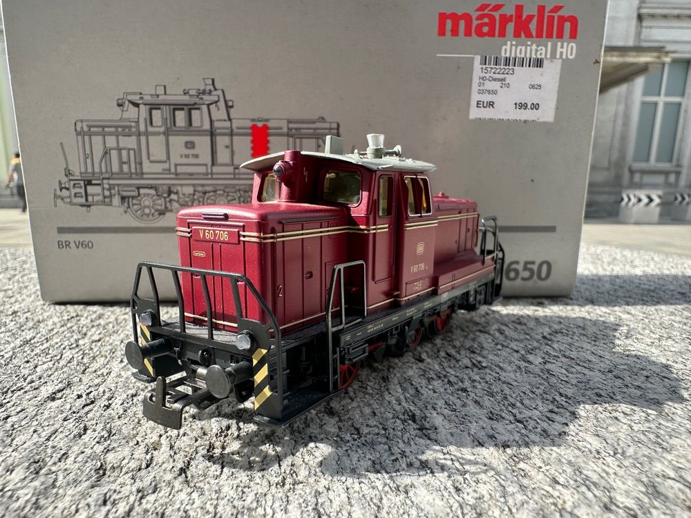 Märklin 37650 Diesellok BR V60 DB H0 WS TELEX | Kaufen auf Ricardo