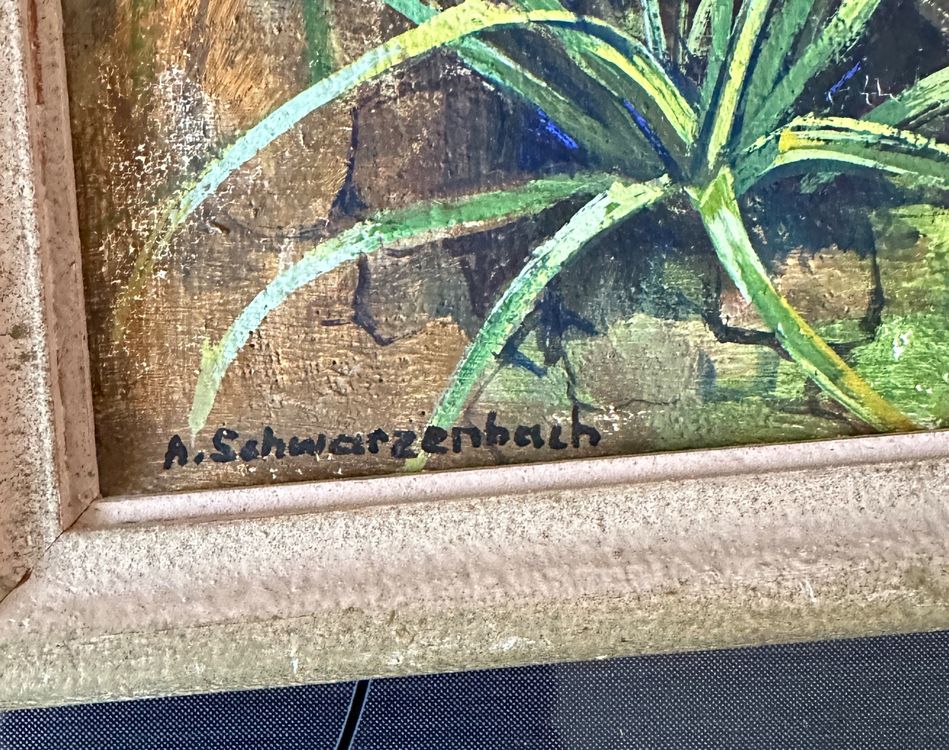 Gemälde Weisse Lilien, signiert Armin Schwarzenbach | Kaufen auf Ricardo