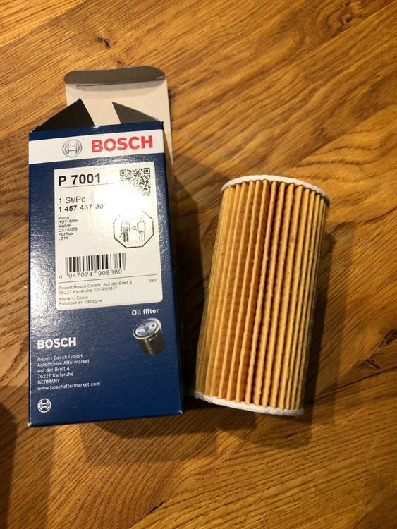 BOSCH P 7001 Ölfilter für Mercedes und Jeep- 1 Stück (Neu und ...