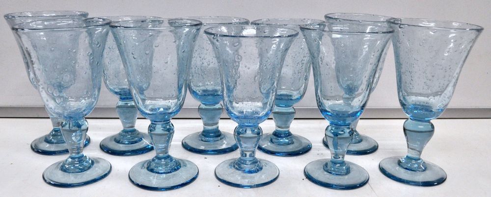 10 verres style "vintage" probablement verrerie de Biot (Gebraucht) in ...