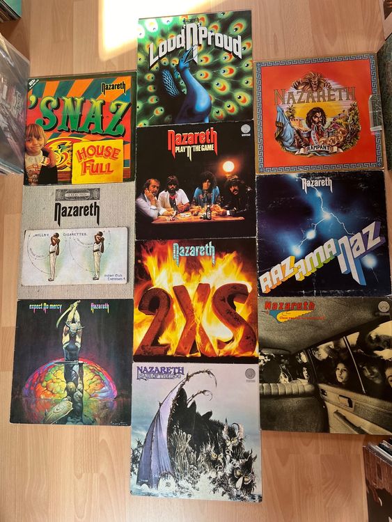 Nazareth - Collection / 10 kultige Vinyl Alben (Gebraucht) in Giebenach ...