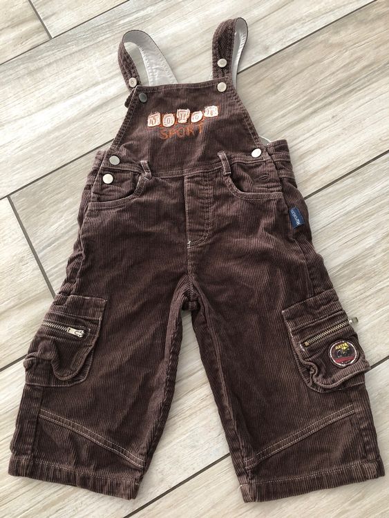 Latzhose braun Gr 74/80 eher Gr 86 von Marcelin (Gebraucht) in ...
