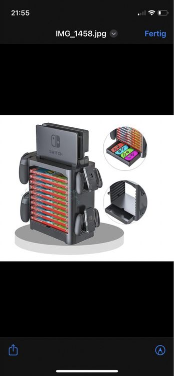 Nintendo Switch Ständer mit Pro Controller, Steuerrad usw (Gebraucht ...