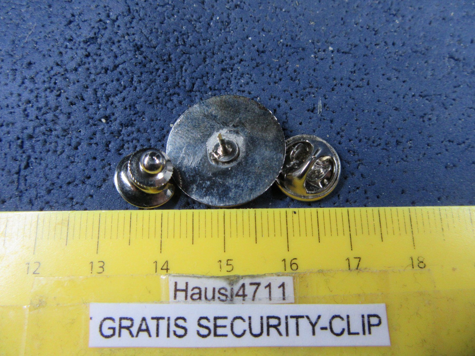 MERCEDES BENZ AUTO LOGO OLDI PIN GLASIERT MIT SECURITY-CLIP (Gebraucht ...