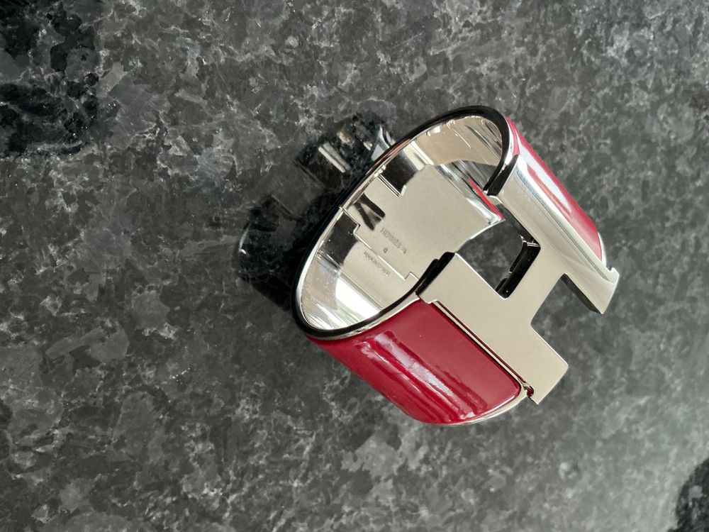 Hermès Armreif Clic Clac H original Email rot (Gebraucht) in Küsnacht ...