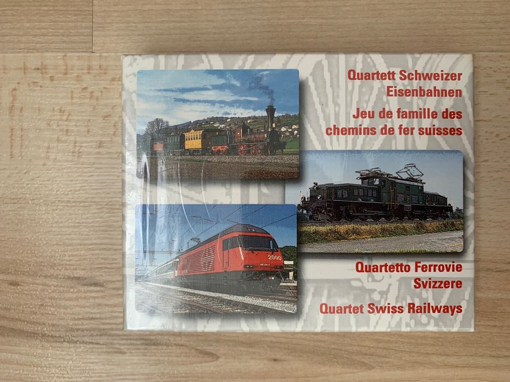 Quartett Schweizer Eisenbahnen-150Jahre Schweizer Bahnen | Kaufen auf Ricardo