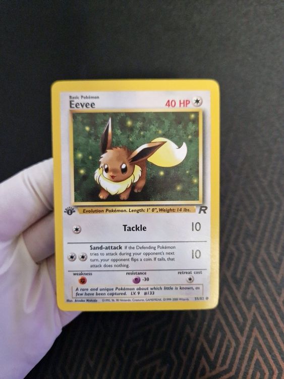 Eevee 1. Edition Team Rocket Pokemon Karte | Kaufen auf Ricardo
