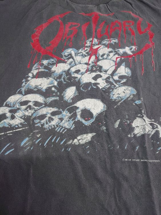 Obiturary T-Shirt 1991 UK/Europa Tour Vintage Gr. L | Kaufen auf Ricardo