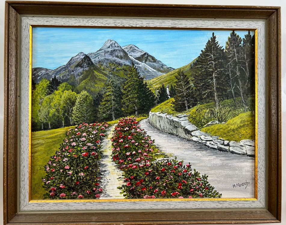 Rosenkultur im Braunwald Gemälde Signiert. (Gebraucht) in Neuhausen am Rheinfall für CHF 10 ...