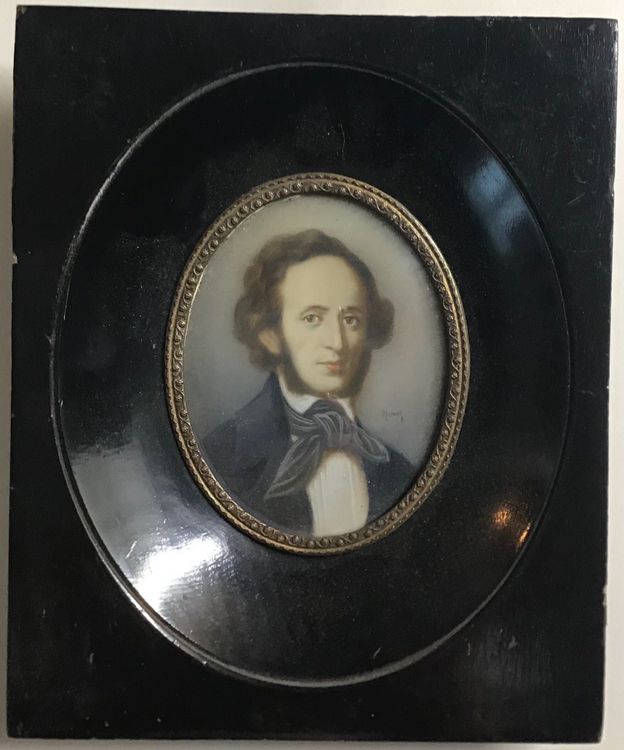 Antike Miniature Gemälde Unleserlich Sig | Acheter sur Ricardo