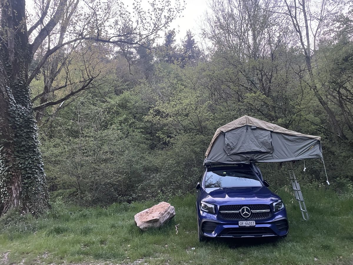 Dachzelt von Gordigear mit Vorzelt & Dachträger – top Zustan (Gebraucht ...