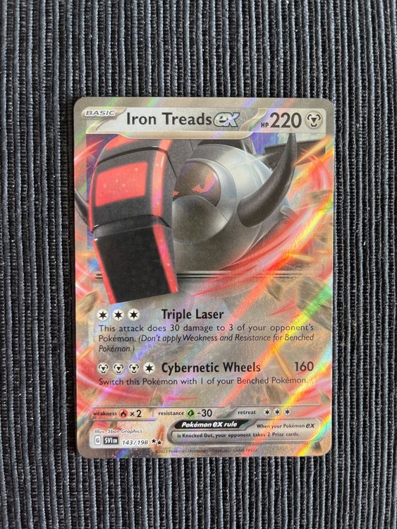 Pokemon Iron Treads EX Scarlet Violet Englisch (Neu (gemäss ...